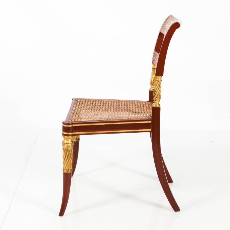 Set of English Regency Side Chairs at 1stDibs