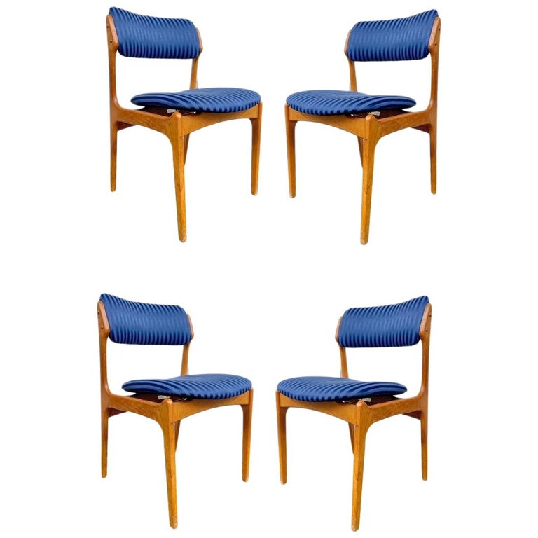 Set of Erik Buch Teak Dining Chairs for O.D. Mobler For Sale at 1stDibs ...