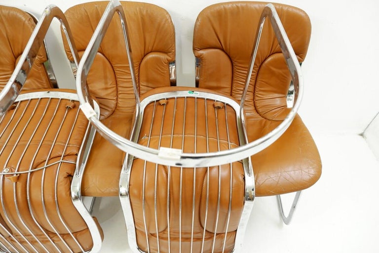 Set of Five Dining Chairs by Cidue at 1stDibs