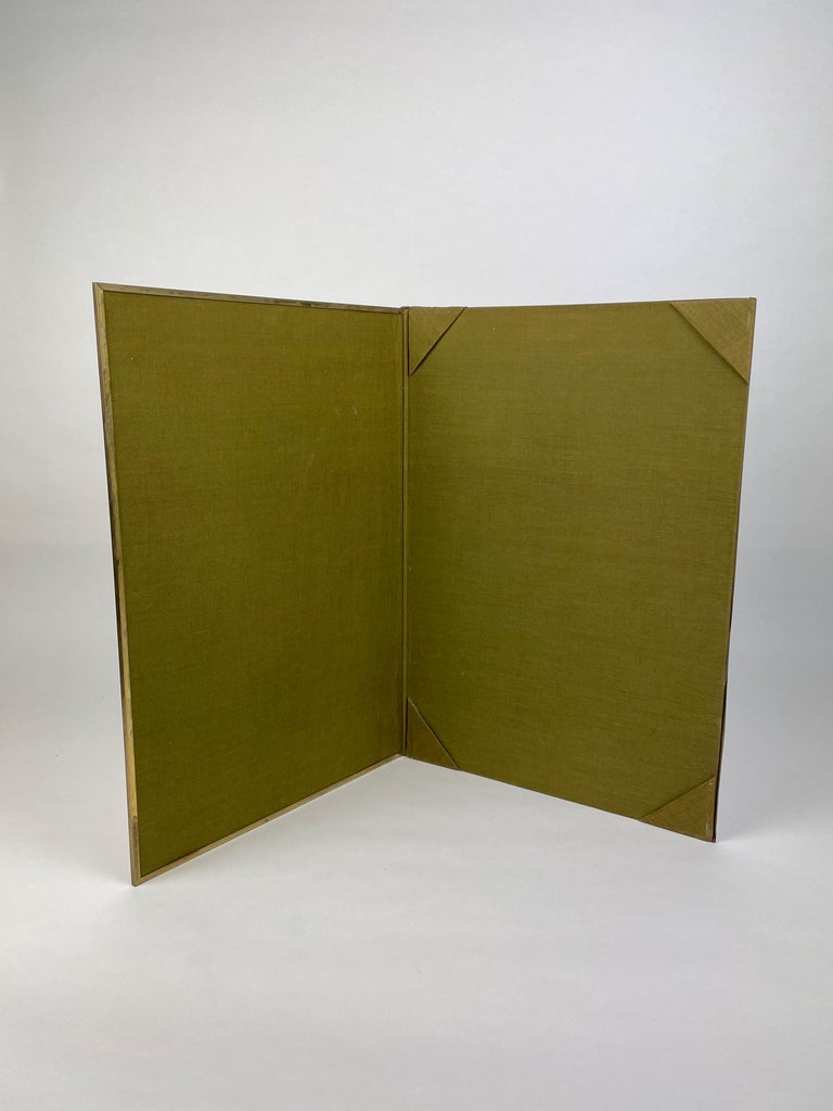 Set of Five File Folders in Wicker and Brass, Italy, 1960s For Sale at ...