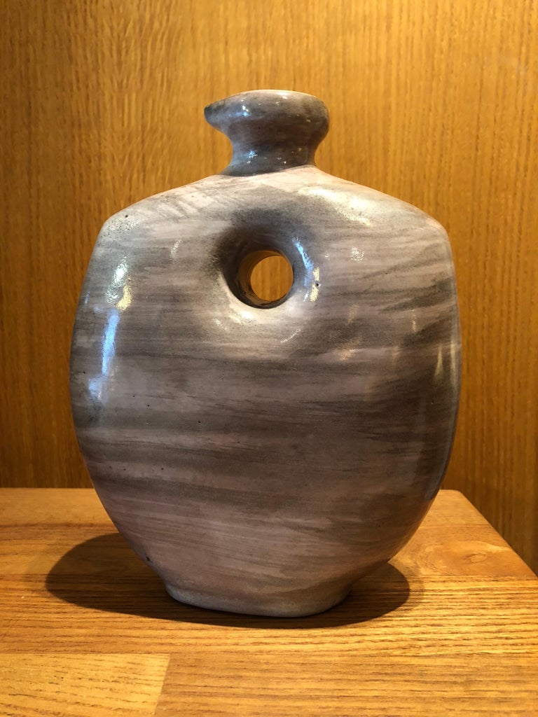 Set of Five Glazed Ceramic Gourds by the Frères Cloutier For Sale at ...