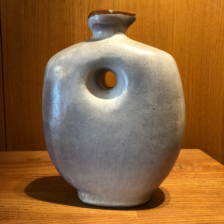 Set of Five Glazed Ceramic Gourds by the Frères Cloutier For Sale at ...