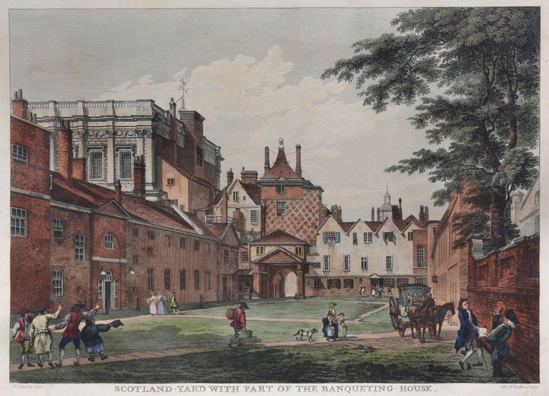 Set of Five Handcolored Engravings of London by Edward Rooker For Sale ...