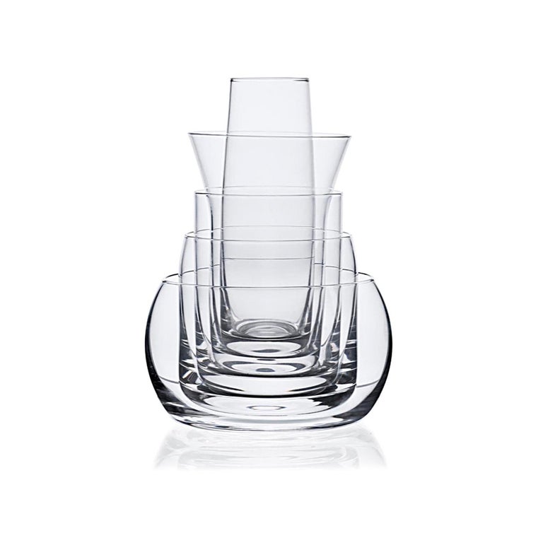 Set of Five Joe Colombo '5-in-1' Glass Vases by Karakter For Sale at ...