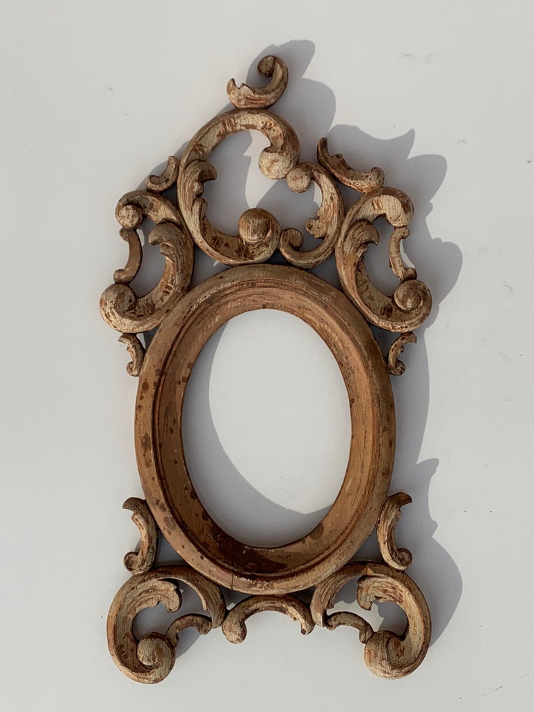 Set of Five Miniature Rococo Style Mirror / Photo Frames at 1stDibs