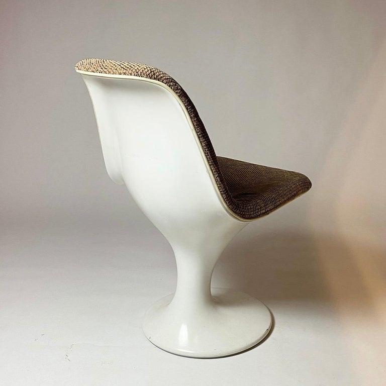 Set of Five Orbit Chairs and Original Dining Table by Vitra, Germany ...