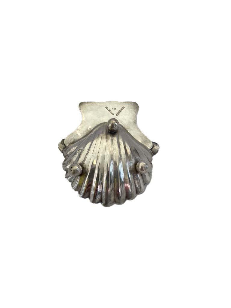 Set of Five Sterling Silver Shell Shaped Ashtrays For Sale at 1stDibs