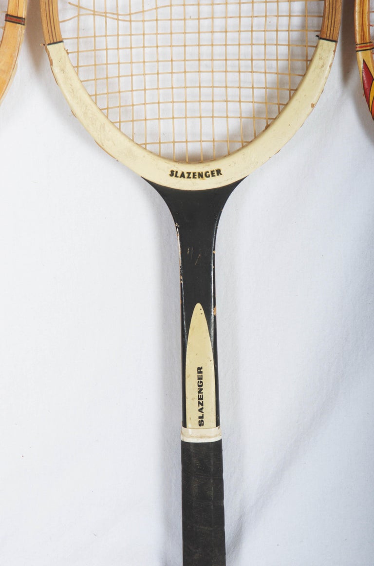 Set of Five Vintage Tennis Rackets For Sale at 1stDibs