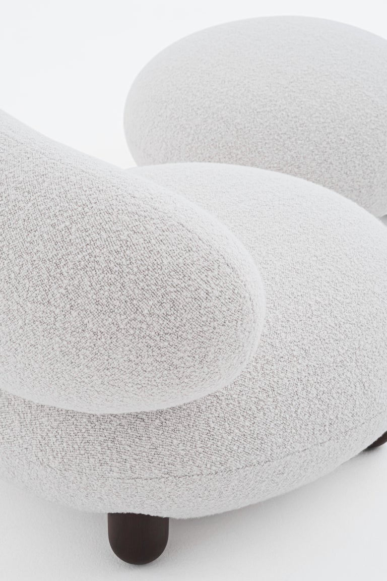 Set of Flock Lounge Chair and Ottoman by NOOM For Sale at 1stDibs