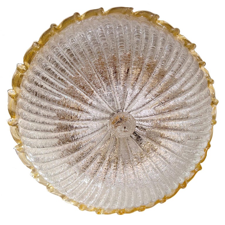 Set of Flush Mounted Light Fixtures, Sold Individually For Sale at 1stDibs