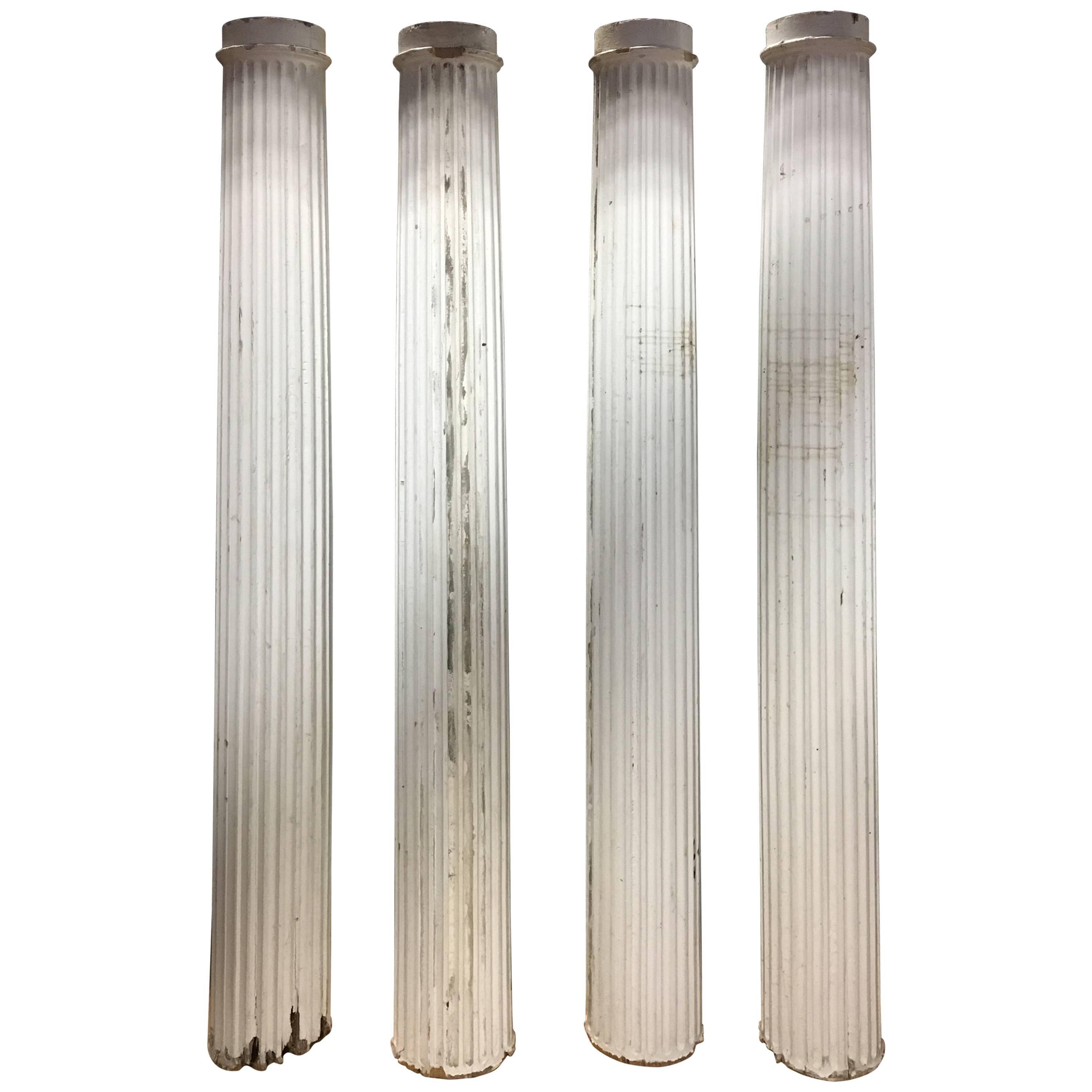 Set of Fluted Architectural Columns, 19th Century at 1stDibs