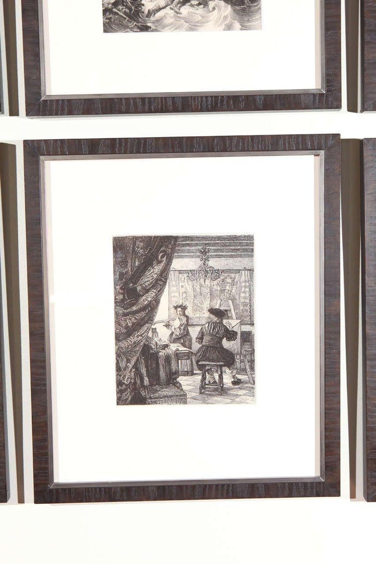 Set of Forty Framed German Art Plate Engravings For Sale at 1stDibs