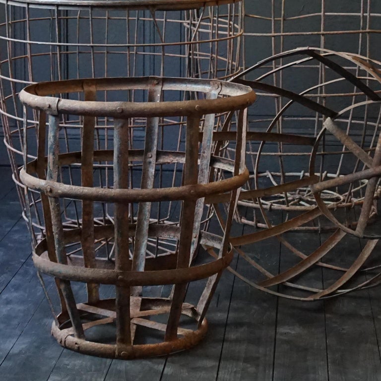 Set of Four 1920s French Green Demijohns, Lady Jeanne or Carboys in ...