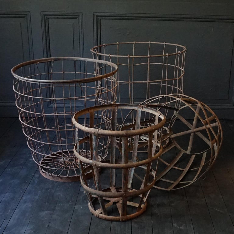 Set of Four 1920s French Green Demijohns, Lady Jeanne or Carboys in ...