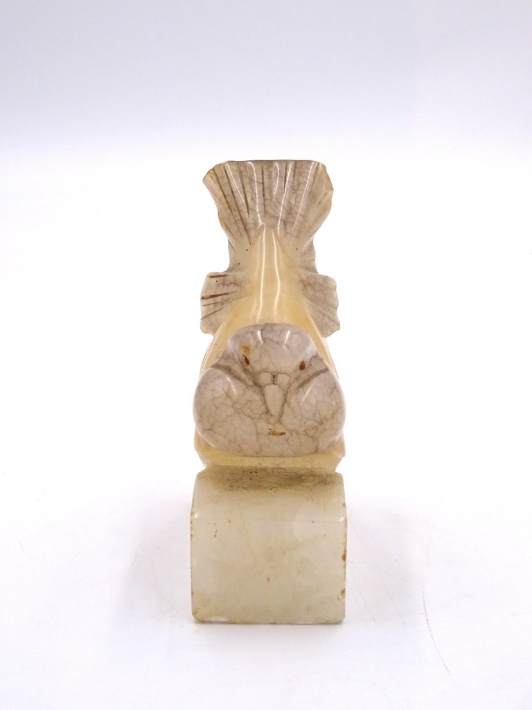 Set of Four 19th-Century Alabaster Bird Sculptures, China For Sale at ...