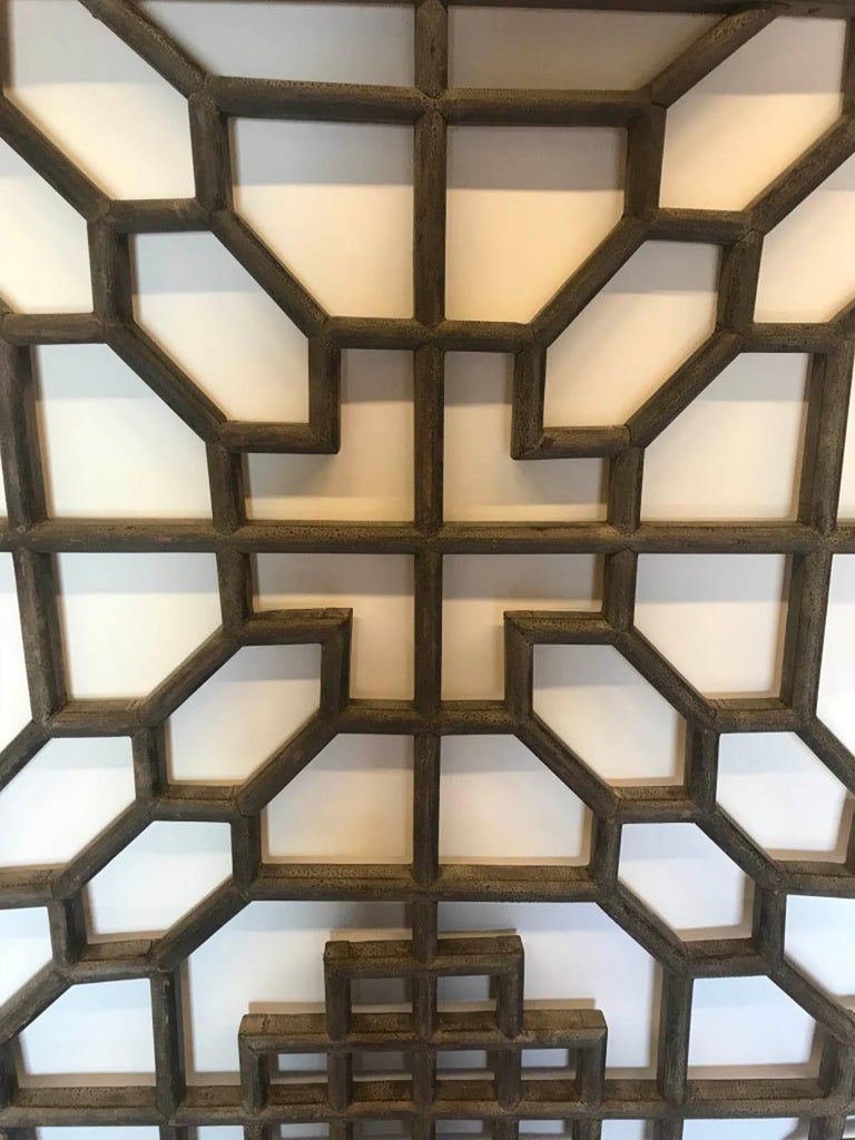 Set of Four 19th Century Japanese Lattice Wooden Panels For Sale at ...