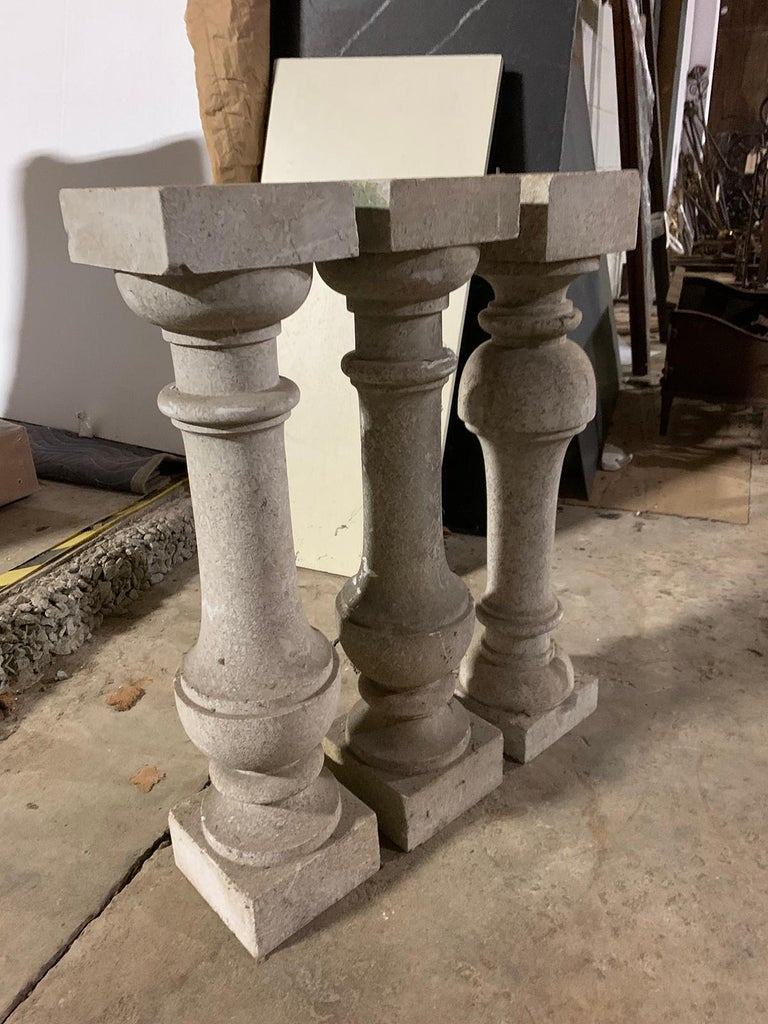 Set of Four 20th Century Stone Columns to Be Legs for Table For Sale at ...