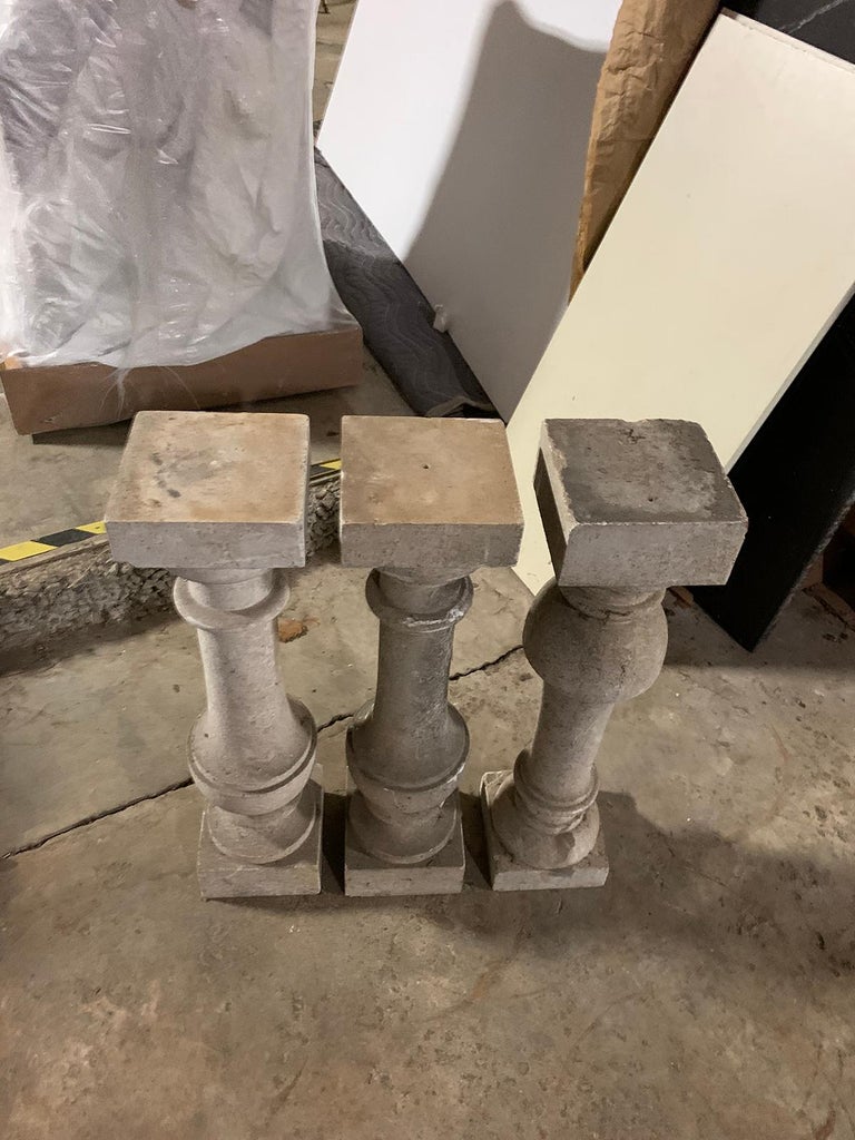 Set of Four 20th Century Stone Columns to Be Legs for Table For Sale at ...