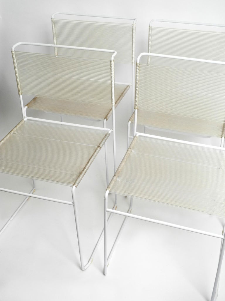 Set of Four 70s Original Spaghetti Chairs by Giandomenico Belotti Fly ...