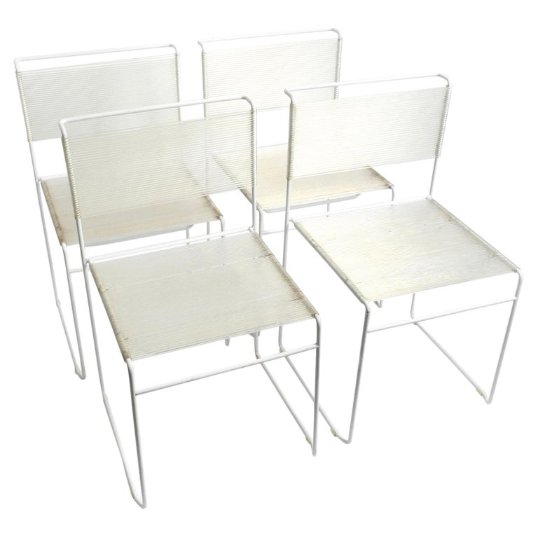 Set of Four 70s Original Spaghetti Chairs by Giandomenico Belotti Fly ...