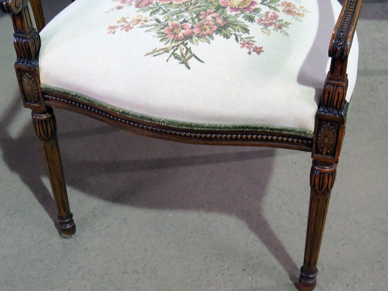 Set of Four Adams Style Armchairs For Sale at 1stDibs