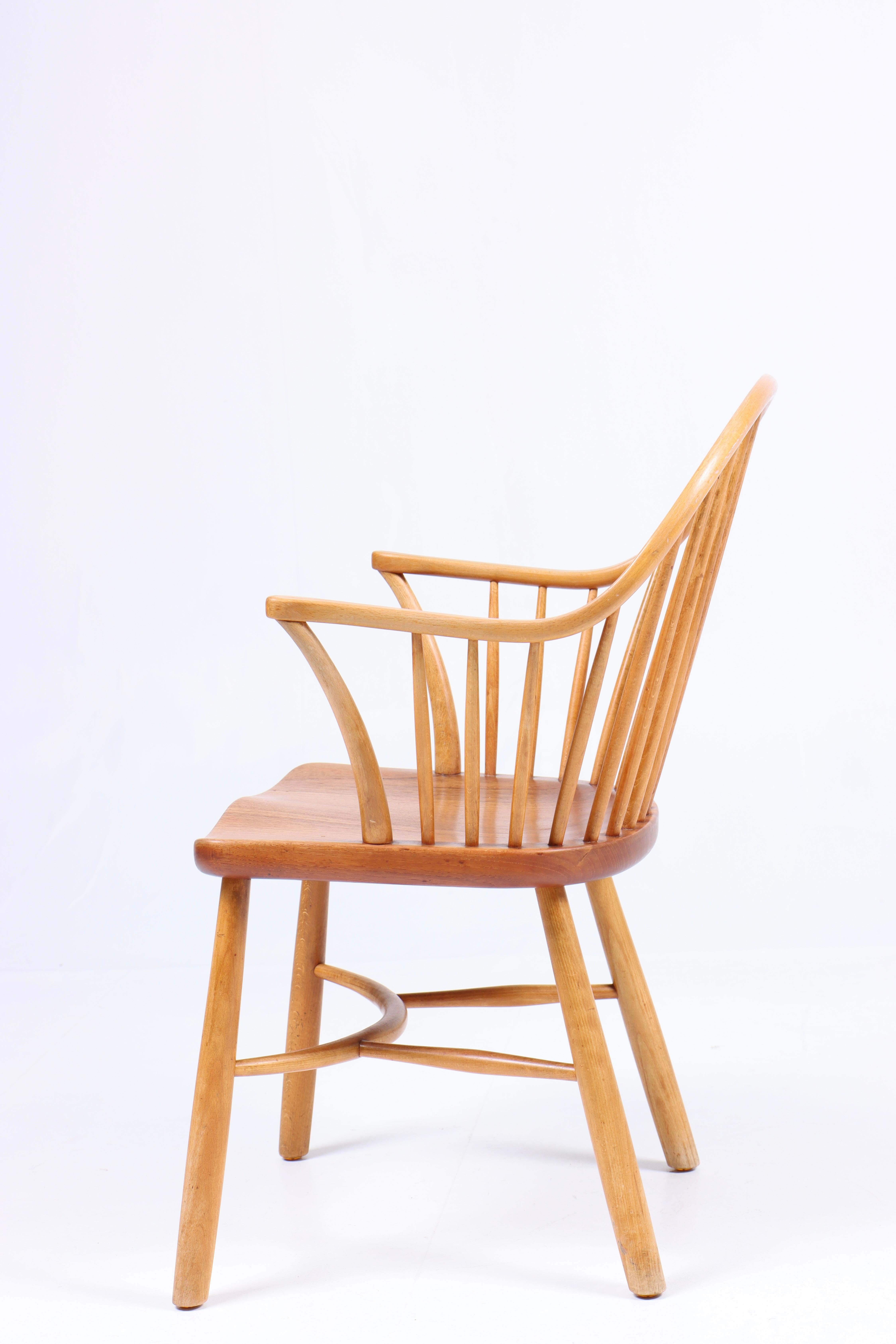 Set of Four Armchairs by Palle Suenson, Made in Denmark, 1940s For Sale ...