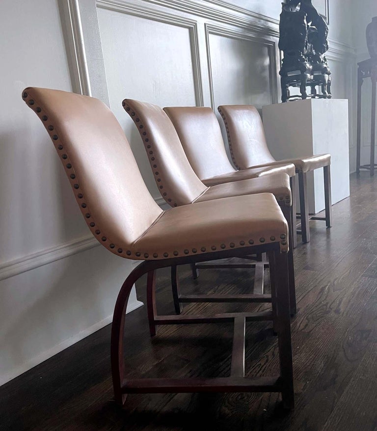 Set of Four Art Deco Chairs Gilbert Rohde Heywood Wakefield For Sale at ...