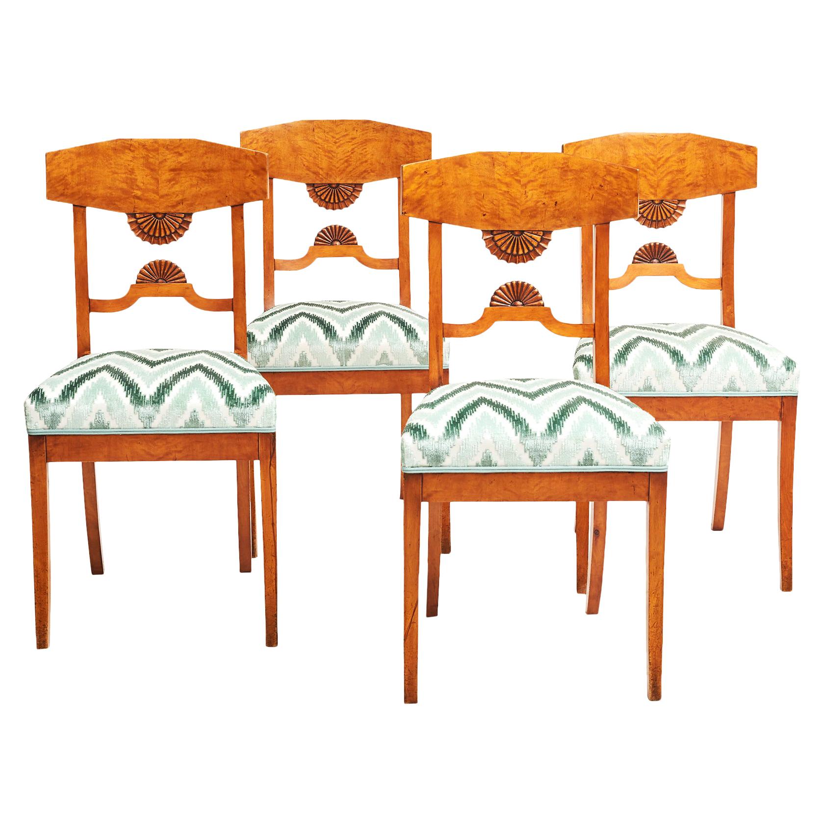 Karelian Birch Russian Side Chair at 1stDibs