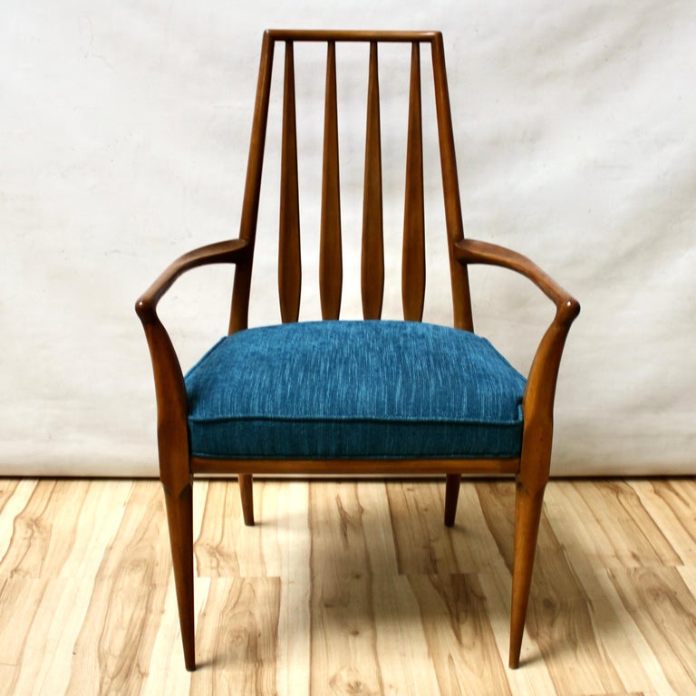 Set of Four Bert England Mid-Century Modern Dining Chairs For Sale at ...