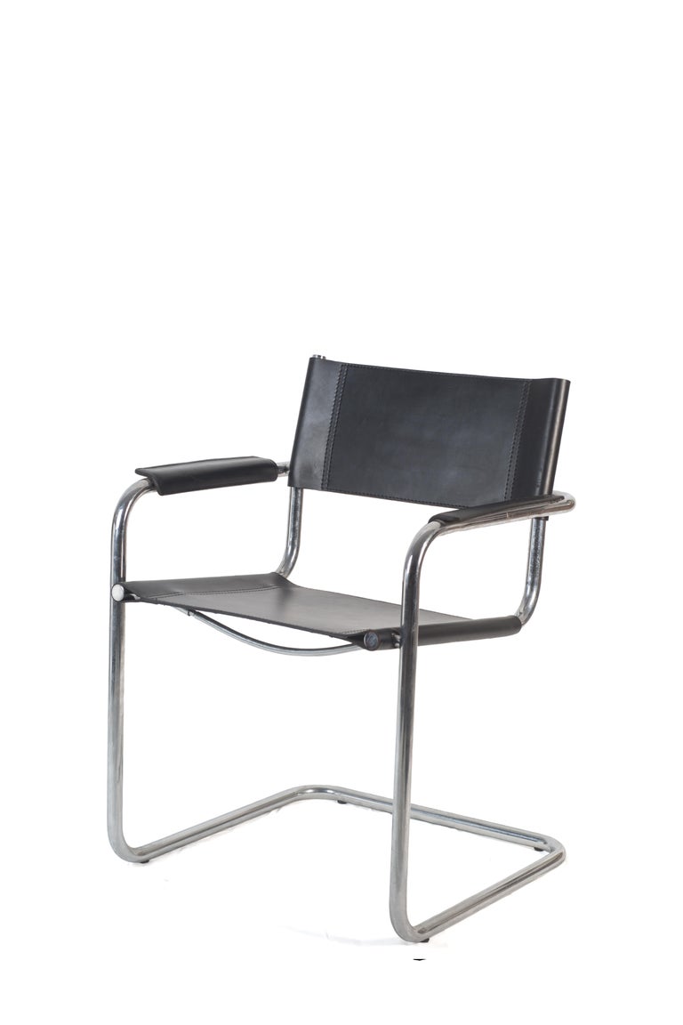 Set of Four Cantilever S34 Chairs by Mart Stam, 1970s at 1stDibs