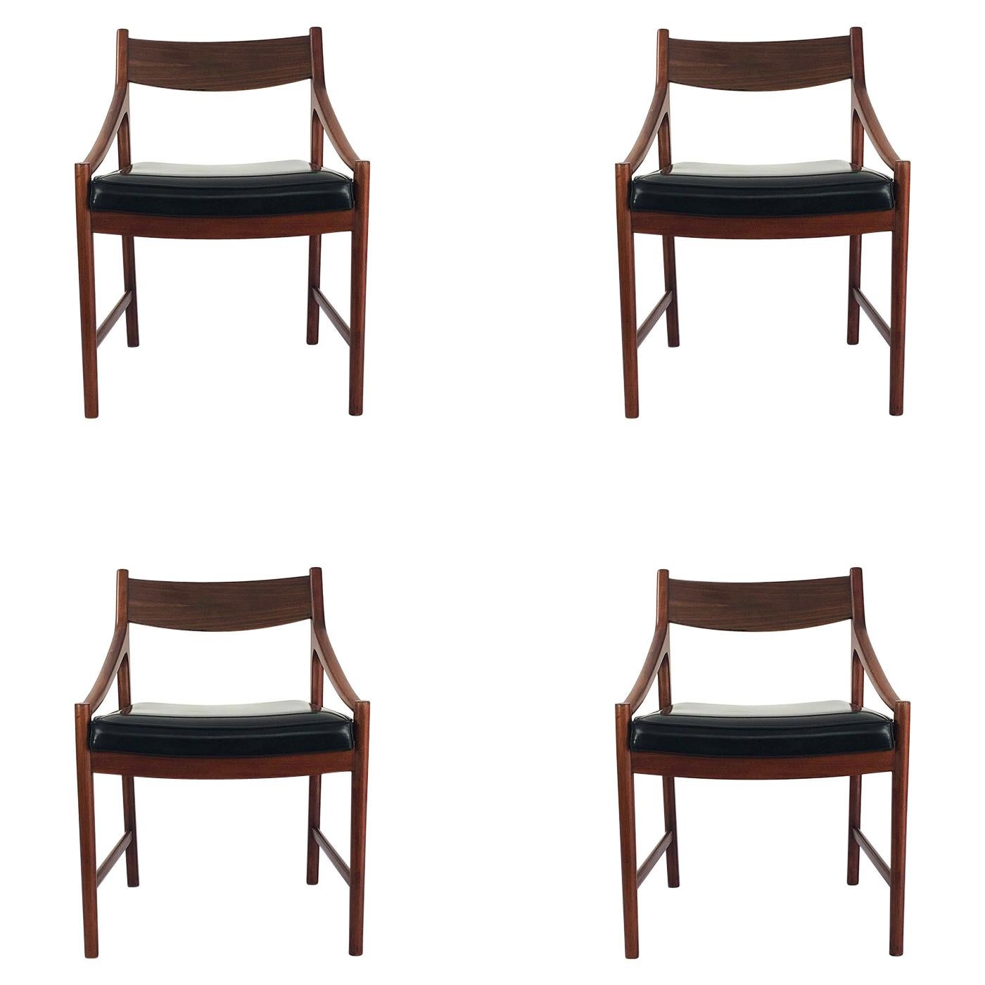 Set of Four Chairs Model Edimburgo by Michael Van Beuren at 1stDibs