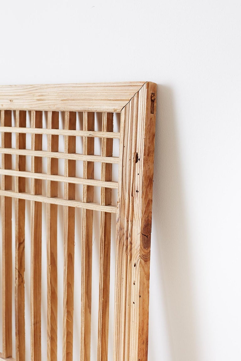 Set of Four Chinese Geometric Lattice Window Panels at 1stDibs