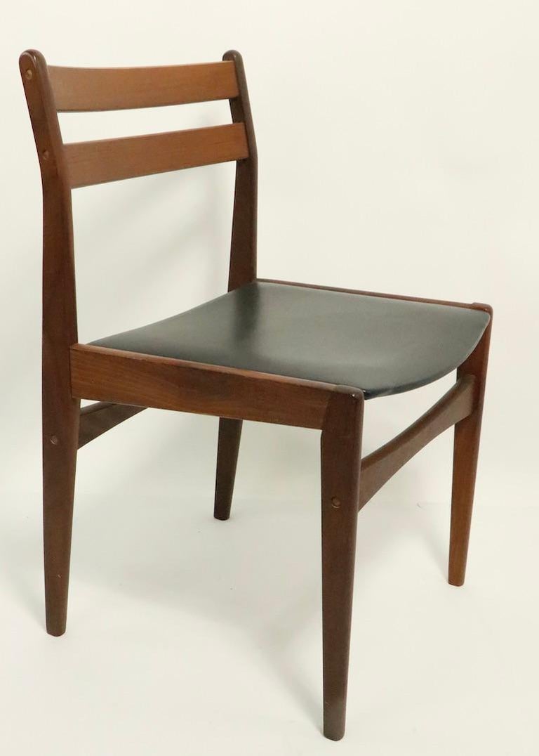 Set of Four Danish Dining Chairs by Frem Rojle For Sale at 1stDibs