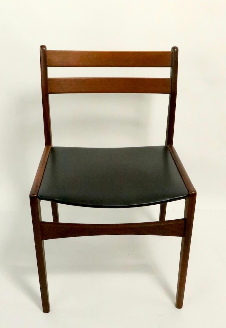 Set of Four Danish Dining Chairs by Frem Rojle For Sale at 1stDibs