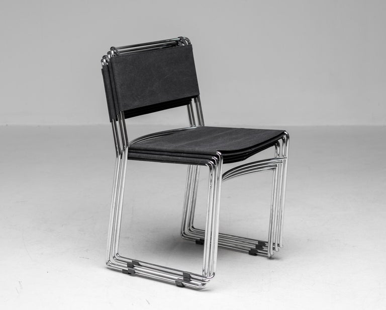 Set of Four Delfina Chairs by Enzo Mari For Sale at 1stDibs