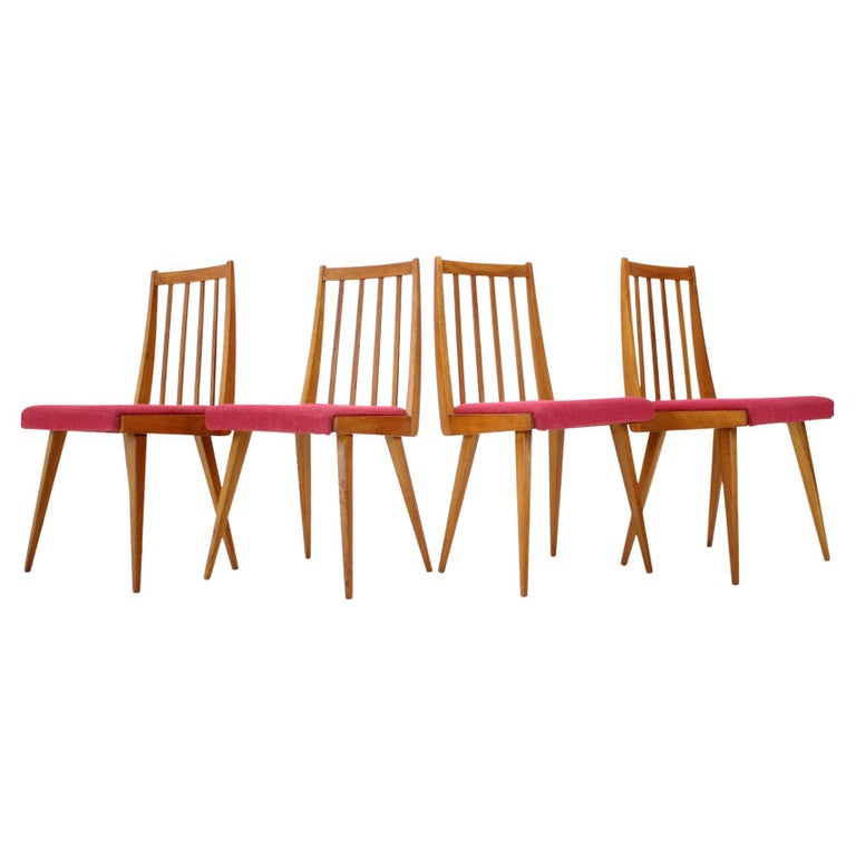 Set of Four Design Dining Chairs, 1960's For Sale at 1stDibs