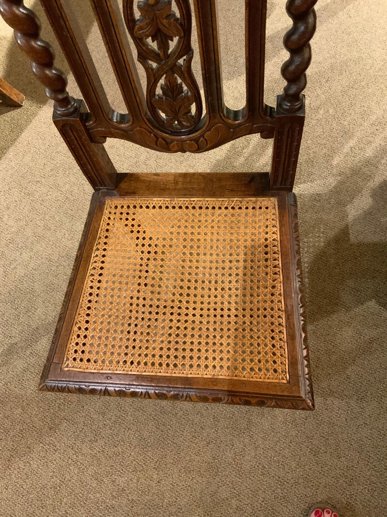 Set of Four Dining Room Henry II Renaissance Revival-Style Chairs ...