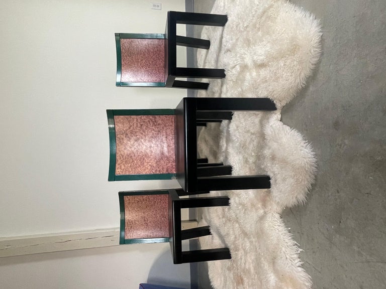 Set of Four “Donau” Dining Chairs by Ettore Sottsass and Marco Zanini ...