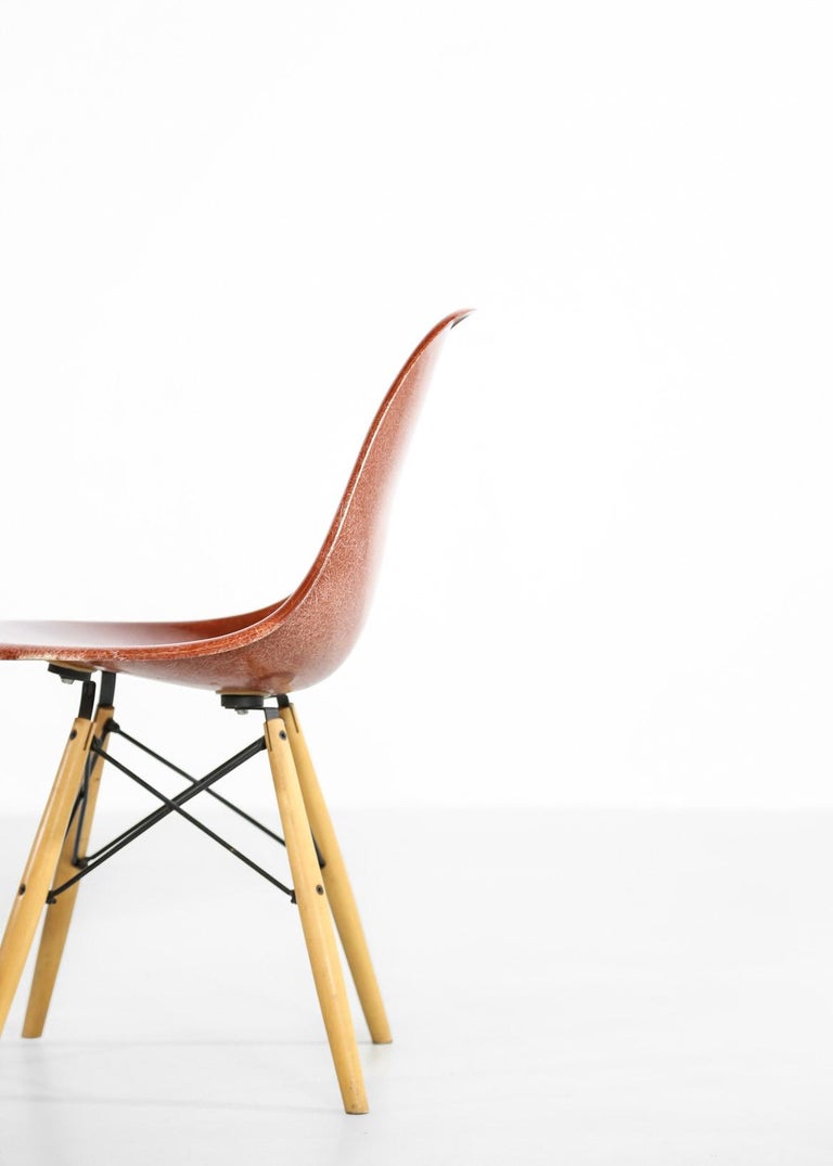 Set of Four Eames DSW for Modernica, Dining Chairs at 1stDibs ...
