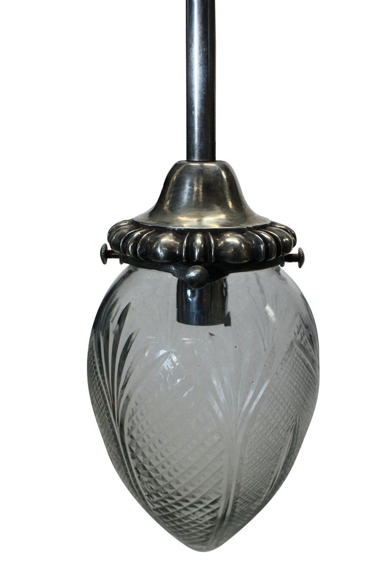 Set of Four Edwardian Pendant Lights For Sale at 1stDibs