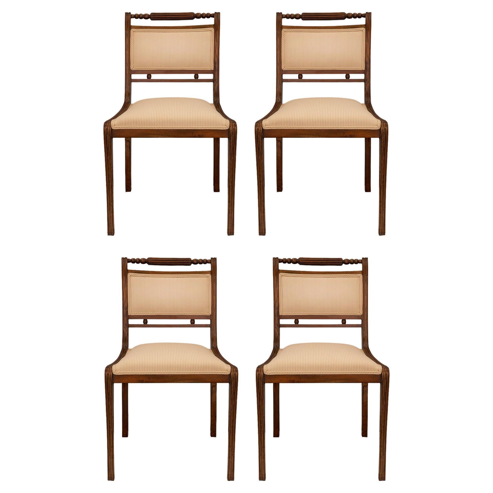 English Regency Style Dining Chairs at 1stDibs