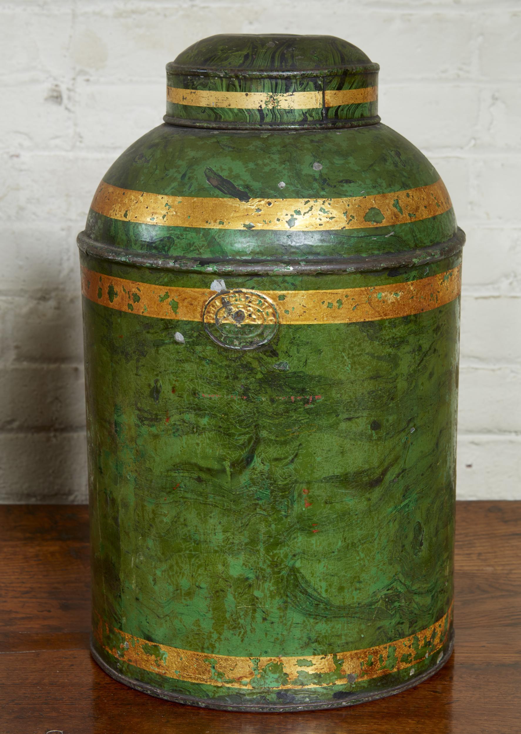 Set of Four English Tea Tins For Sale at 1stDibs