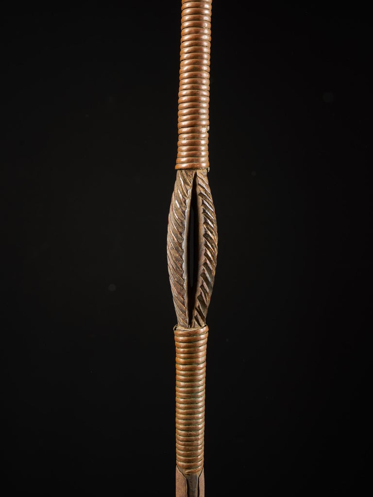 Set of Four Forged African Barbed Harpoon Spears from Kongo at 1stDibs