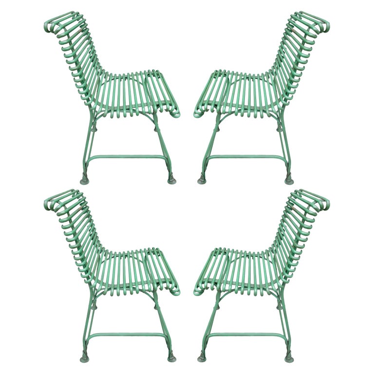 Set of Four French Arras Chairs at 1stDibs