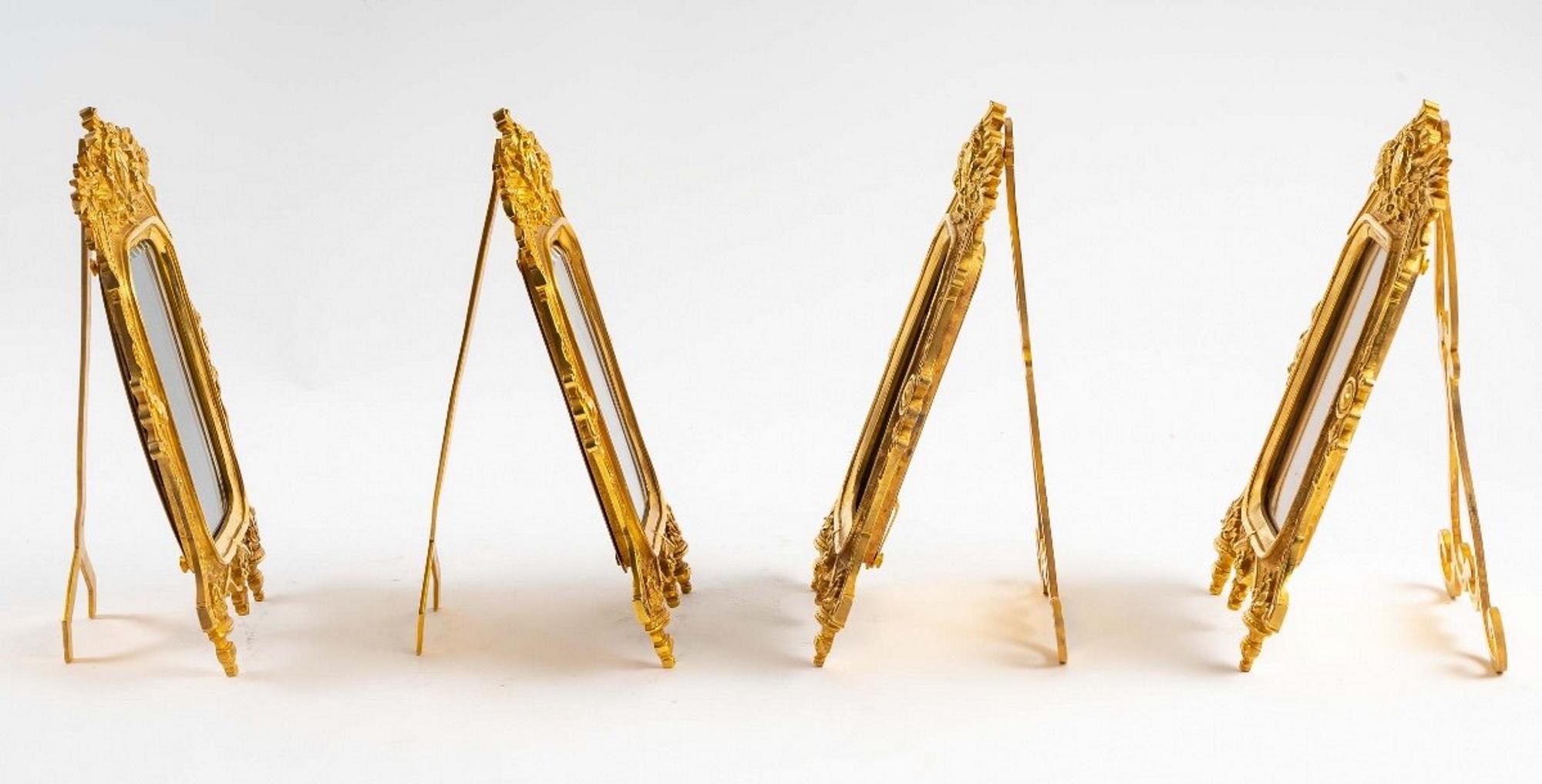 Set of Four Gilt Bronze Frames For Sale at 1stDibs
