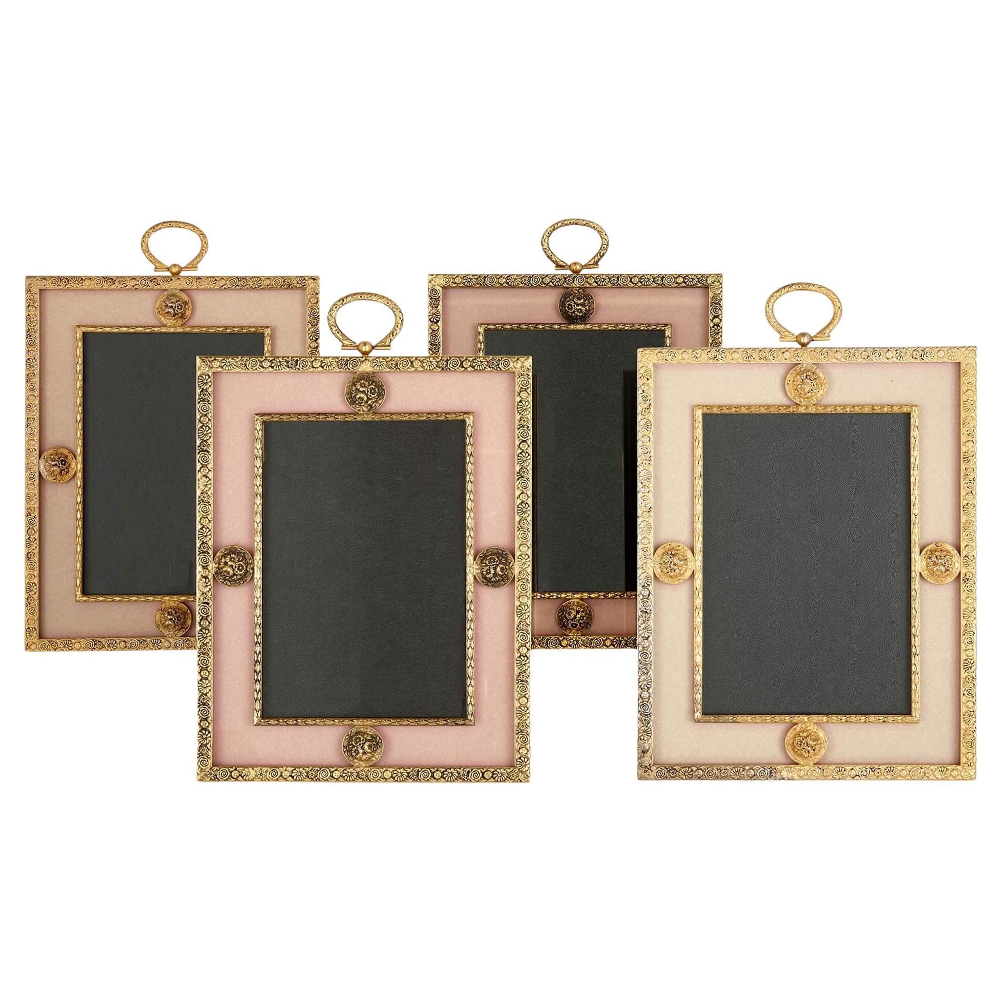 Set of Four Gilt-Metal Mounted Rectangular Photograph Frames by ...