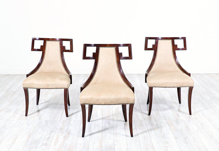 Set of Four “Greek” Dining Chairs by Baker Furniture For Sale at 1stDibs