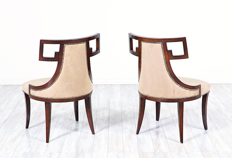 Set of Four “Greek” Dining Chairs by Baker Furniture For Sale at 1stDibs