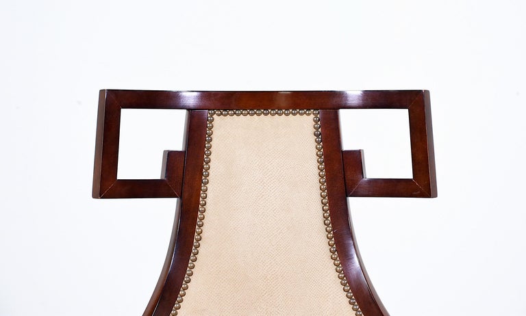 Set of Four “Greek” Dining Chairs by Baker Furniture For Sale at 1stDibs