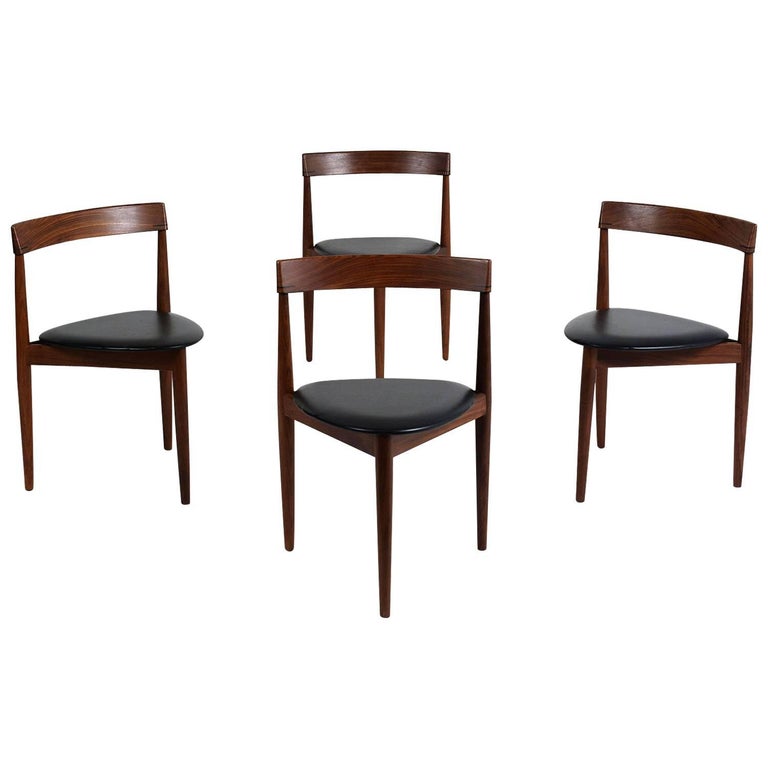 Set of Four Hans Olsen for Frem Rojle Dining Chairs at 1stDibs